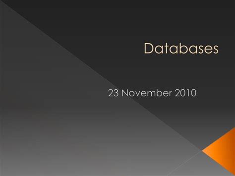 PPT Databases PowerPoint Presentation Free Download ID