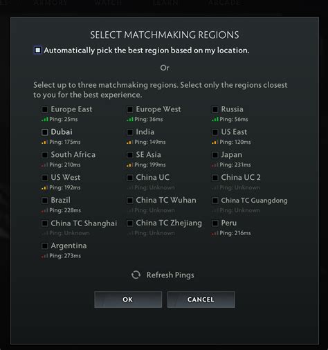 Dota 2 In Steam Through Nixpkgs Unable To Ping Any Regions But Works