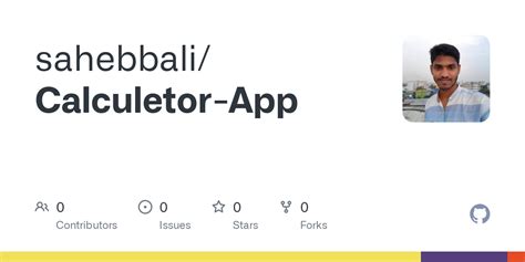 Github Sahebbali Calculetor App