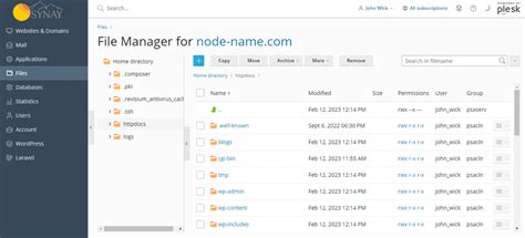 File Management Through File Manager