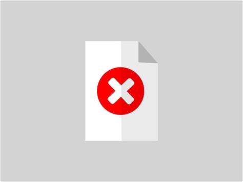 Premium Vector Failed Document Icon Vector