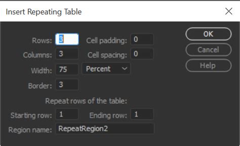 Use Repeating Regions In Templates In Dreamweaver