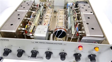 Harris Rf 551a Automatic Preselector Showing Impedance Tuner Matching