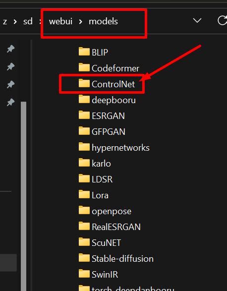 Bug Models ControlNet Folder No Cannot Read From This Folder Issue
