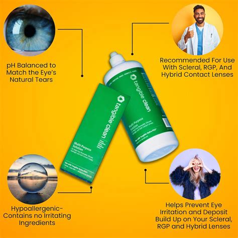 Tangible Clean Rgp Scleral And Soft Contact Lens Multi Purpose Solu