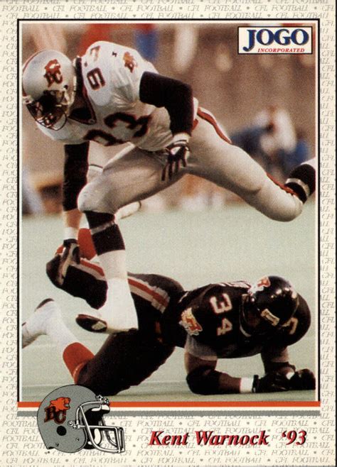 Kent Warnock Football Price Guide Kent Warnock Trading Card Value Beckett