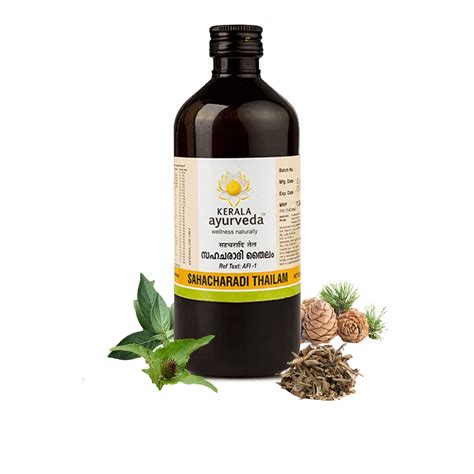 Buy Kerala Ayurveda Sahacharadi Thailam 450ml Back Pain Oil Massage