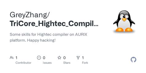 github greyzhang tricore hightec compiler skills some skills for