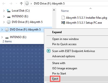 How To Mount An ISO Disk Image Windows Native Instruments
