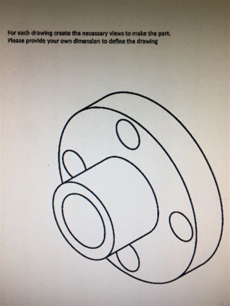 solved for each drawing create the necessary views to make