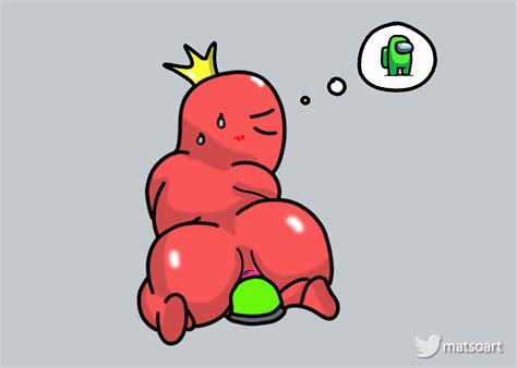 Rule 34 Among Us Anal Big Ass Dildo Lime Among Us Looking Pleasured