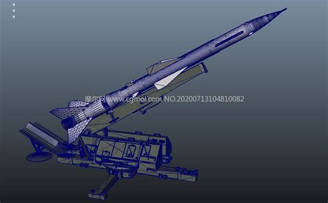 Sa 2防空导弹maya模型mbfbx格式其他模型下载 摩尔网cgmol