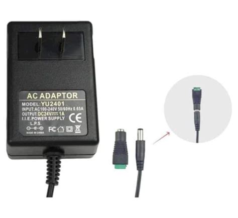 Power Adapter Output DC 24V 1A Input AC 100 240V DC Power Supply For DC Motor LED Strip Light