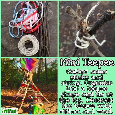 Mini Teepee • Forest Schools in Northern Ireland