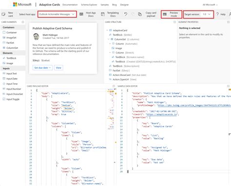 Creating An Adaptive Card Template Nasstar Software Documentation