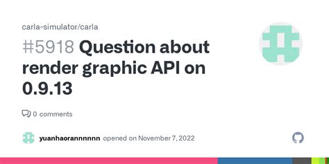Question About Render Graphic Api On 0913 · Issue 5918 · Carla