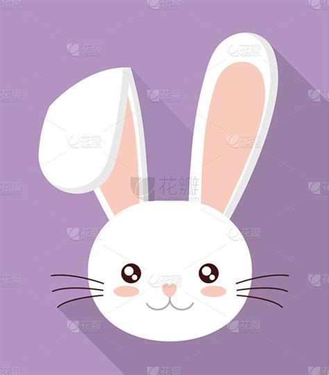 图像兔子可爱的动物园复活节季节小的性格动物问候
