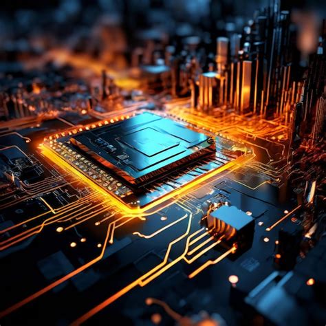 Premium Photo 3d Rendering Of A Computer Cpu 3d Rendering Of A