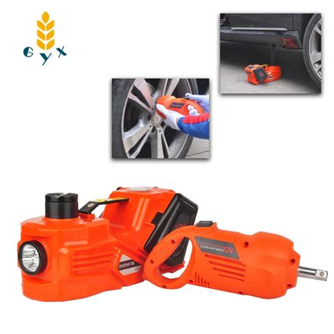 자동차 전기 잭 자동차 다기능 유압 잭 잭 전기 렌치 세트 자동차 타이어 분해 도구 Aliexpress