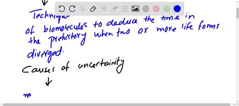 Solved Part A You Will Create A Molecular Clock Model For An Arthropod