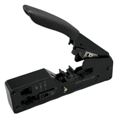 Rj45 Crimper Network Tools Ethernet Cable Stripper Through Connector