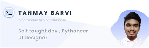 Tancodes Tanmay Barvi Github