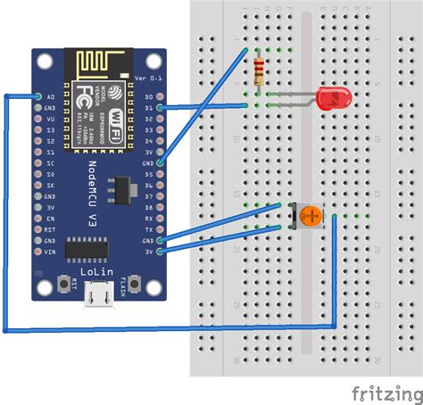 MicroPython Reading Analog Signals In ESP8266 And ESP32 MicroPython