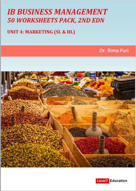 IB Business Management 50 Worksheets Pack Unit 4 Level7 Education Ltd