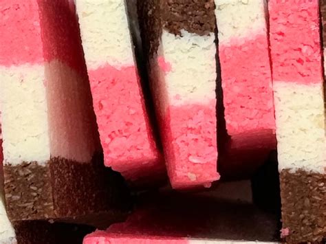 Coconut Bars 16oz Sliced Coconut Snack Tropical Treat Healthy Snack