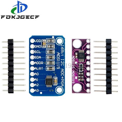 I C ADS Bit ADC Channel Module With Programmable Gain Amplifier RPi V To V