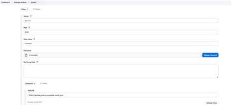 proxy setting not working using jenkins jenkins