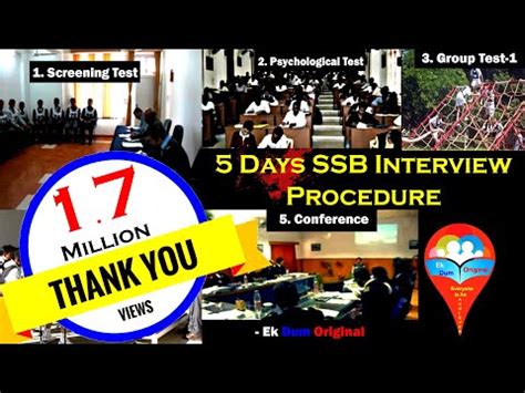 Day SSB Interview Procedure Video Lecture Preparation Tips For SSB Interview CDS