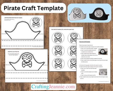 Free Printable Pirate Hat Template Pdf
