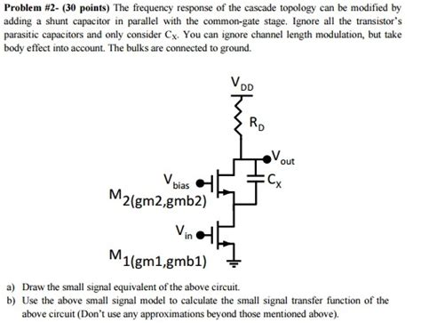 Problem 2 The Frequency Response Of The Cascade