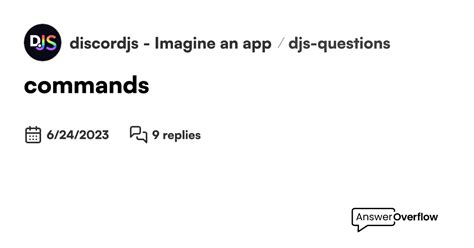 commands discord js imagine an app