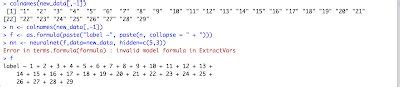 Dummy Errors When Using Neuralnet Package In R DataScienceCentral