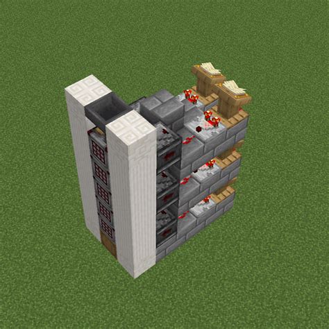 I Designed An Aesthetic Auto Crafting Setup That Can Be Tiled Upwards For Chains Of Single Input