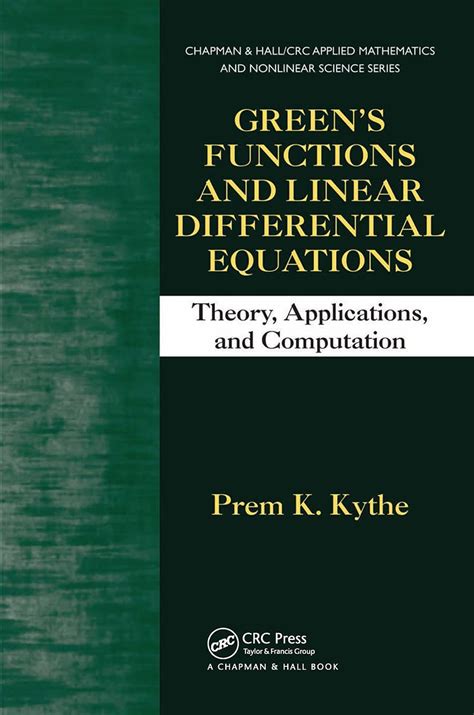 Amazon Greens Functions And Linear Differential Equations Theory