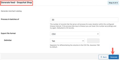 Generate Snapchat Feed For Woocommerce