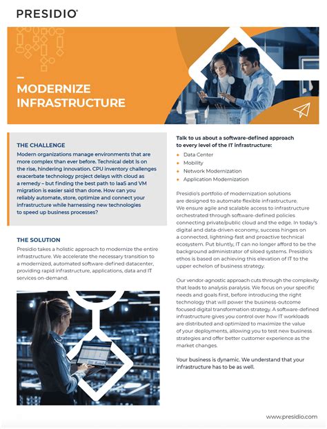 Modernize Infrastructure Presidio