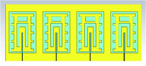 The Flexible Cpw Patch 1 × 4 Antenna Array Patch Image Download
