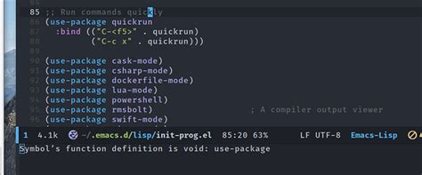 使用 Use Package 报错 Symbols Value As Variable Is Void Flycheck Error