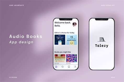audio book app ui design on behance