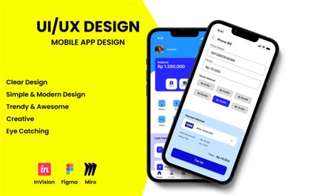 do ui ux design mobile app wireframe prototype with figma by