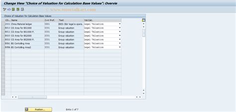 KET SAP Tcode Valuation For Calculation Base KET SAP Tcode Valuation For Calculation Base