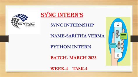 saritha verma on linkedin everyone task4 week4 syncinterns