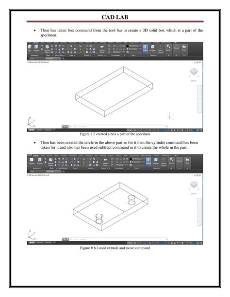 Solution To Create A Model Of A Specimen Using Csg By B Rep Method