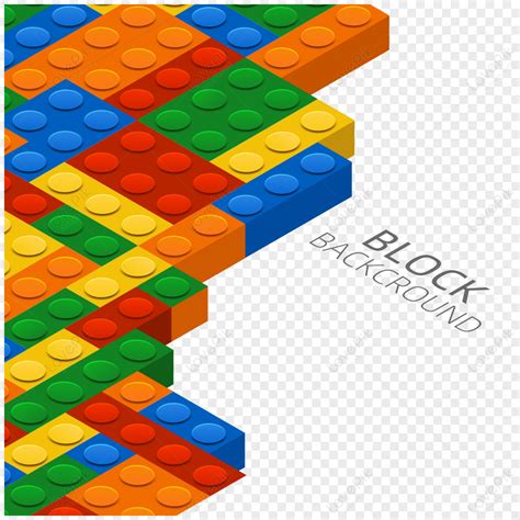 Color Entertainment Lego Blocks Borderabstractbrainstormingbuilding