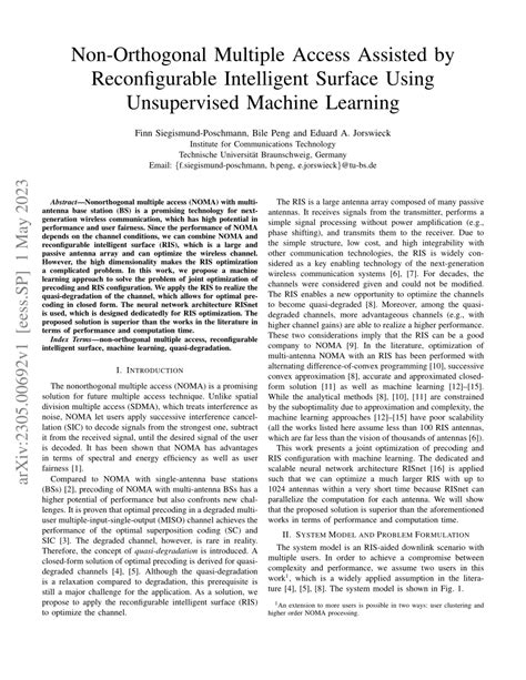 Pdf Non Orthogonal Multiple Access Assisted By Reconfigurable