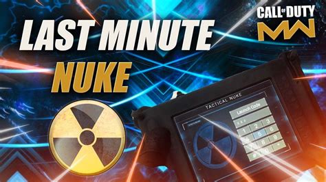 Epic Last Minute Tactical Nukecall Of Duty Modern Warfare Youtube